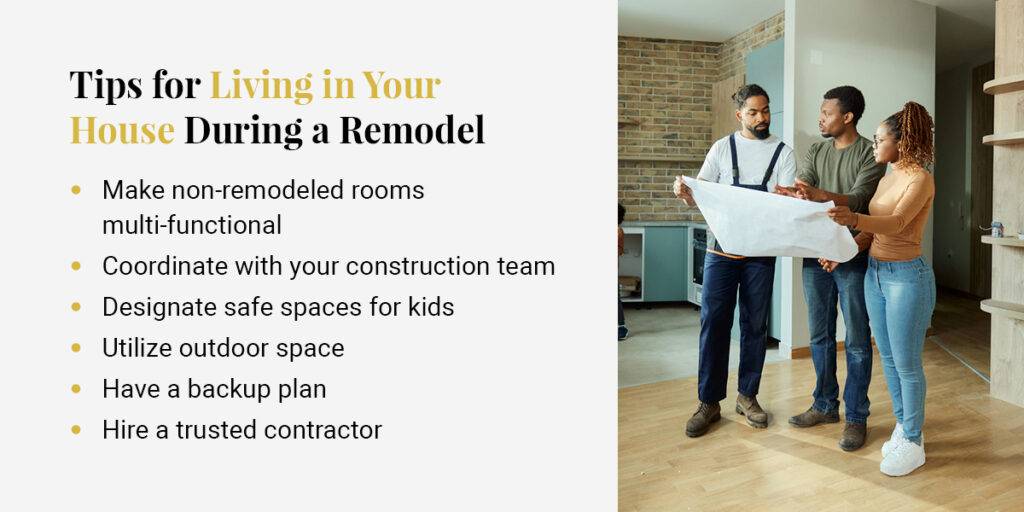 How to Live in Your Home During a Renovation - Rossi Construction